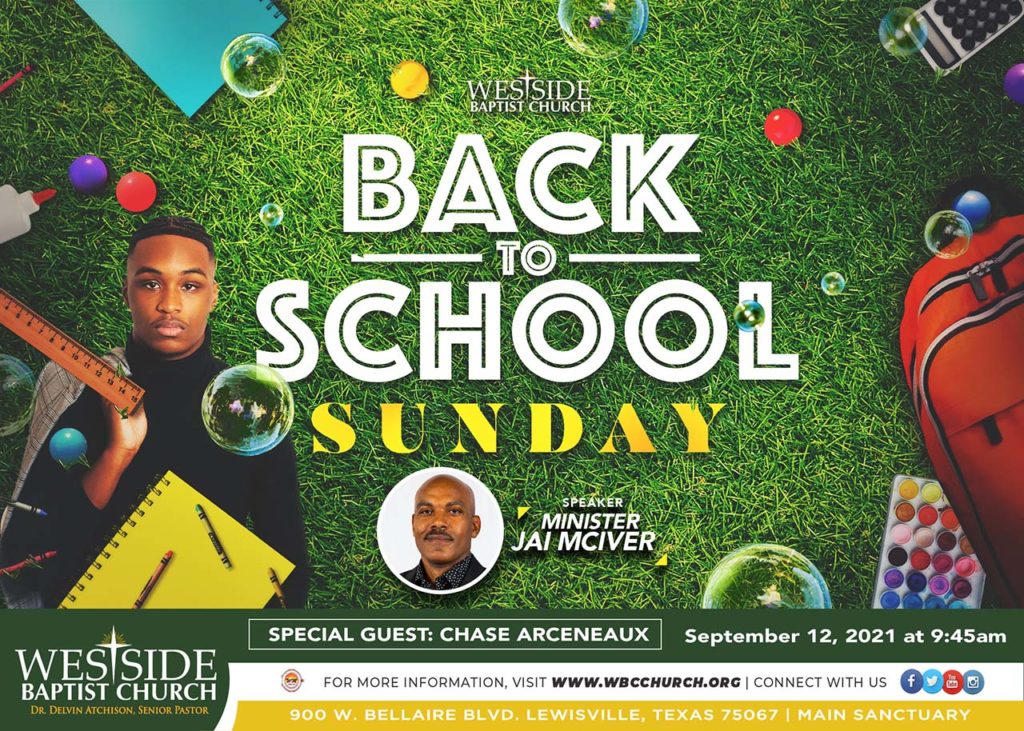 Back to School Sunday - Westside Baptist Church