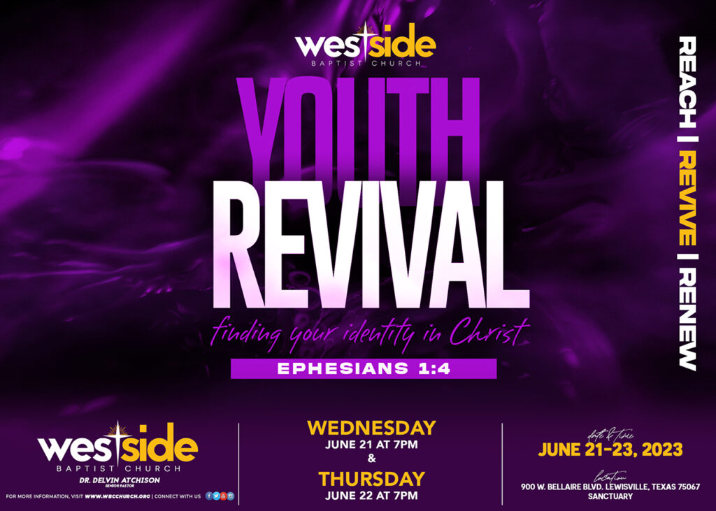 2023 Youth Revival: June 21 - 23 - Westside