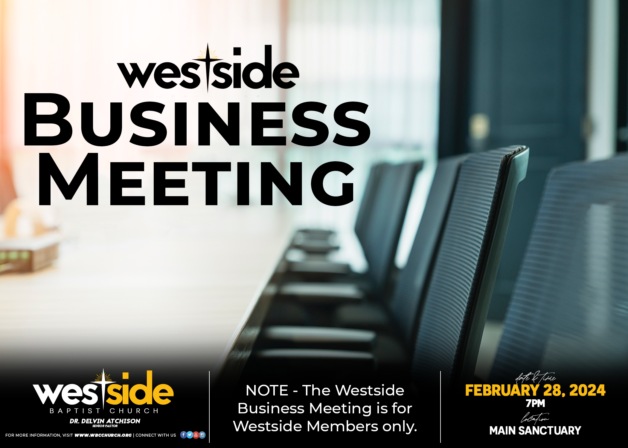Westside Business Meeting - Westside Baptist Church